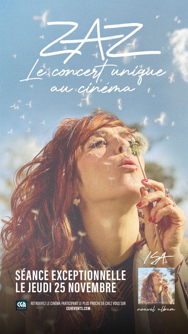 Zaz – Le concert unique au cinéma | Imagin' Cinémas